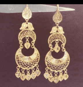 Gold Earrings Designs That Will Give A New Look To Your Ears - Meena ...